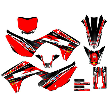 Honda CRF 110 Dirt Bike Graphics Kit - VIGOR | SENGE GRAPHICS INC