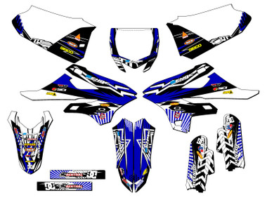 Yamaha YZ 85 Dirt Bike Graphics Kit - MAYHEM | SENGE GRAPHICS INC