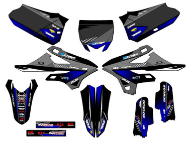 Yamaha YZ 85 Dirt Bike Graphics Kit - SURGE | SENGE GRAPHICS INC