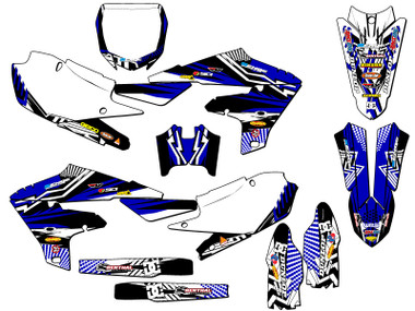 Yamaha YZ 450FX Dirt Bike Graphics Kit - MAYHEM | SENGE GRAPHICS INC