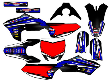 Yamaha YZ 65 Dirt Bike Graphics Kit - VIGOR | SENGE GRAPHICS INC