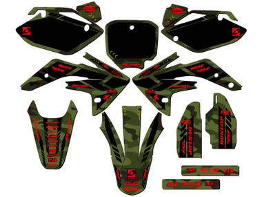 Honda CRF 150R Dirt Bike Graphics Kit - APACHE | SENGE GRAPHICS INC