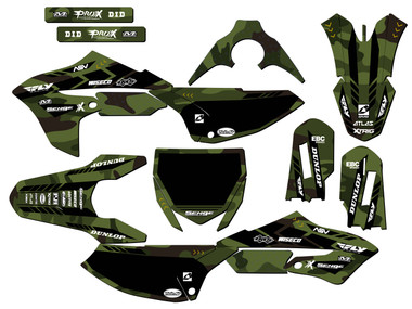 Yamaha YZ 65 Dirt Bike Graphics Kit - APACHE | SENGE GRAPHICS INC