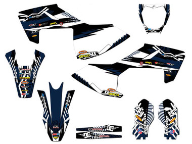 Husqvarna TC 85 Dirt Bike Graphics Kit - MAYHEM | SENGE GRAPHICS INC