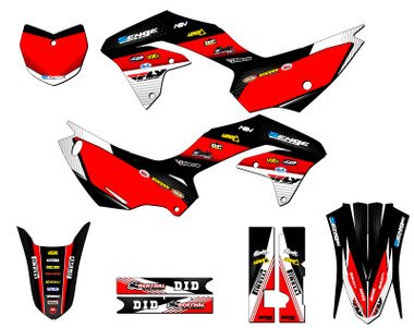Kawasaki KLX 230R Dirt Bike Graphics Kit - RICOCHET | SENGE GRAPHICS INC