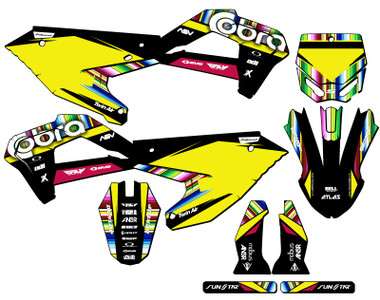COBRA CX 65 Dirt Bike Graphics Kit - SERAPE | SENGE GRAPHICS INC