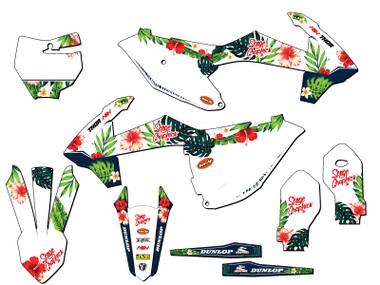 GASGAS MC 85 Dirt Bike Graphics Kit - TROPIC | SENGE GRAPHICS INC