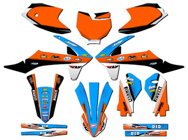 KTM SX-E5 Dirt Bike Graphics Kit - RICOCHET | SENGE GRAPHICS INC