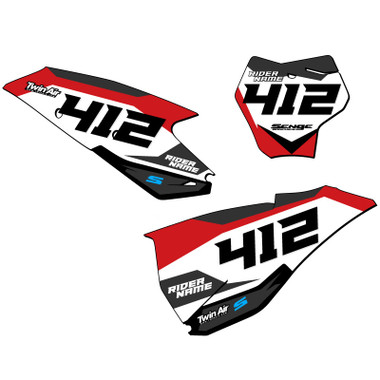 GASGAS EX Custom Dirt Bike Number Plate Graphics - SG63 | SENGE ...