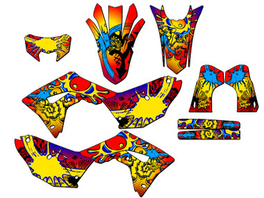 Honda CRF 450RL Dirt Bike Graphics Kit - ZANY | SENGE GRAPHICS INC