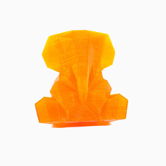 Transparent Orange PLA Filament - 1.75 mm (1KG) | SnoLabs