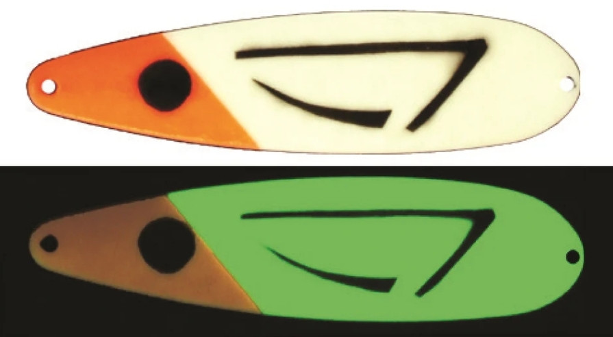 Moonshine Standard Orange Flounder Spoon