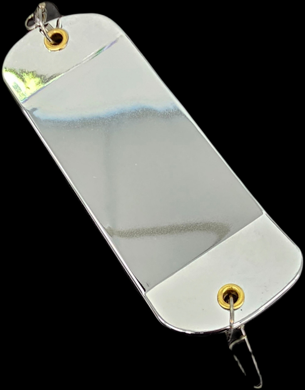 5.5" Chrome Flasher Blank w/ Fins