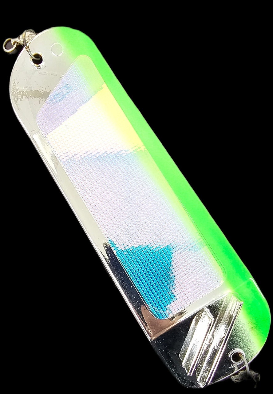 8" Chrome UV Livewire Flasher w/ 2 Fins