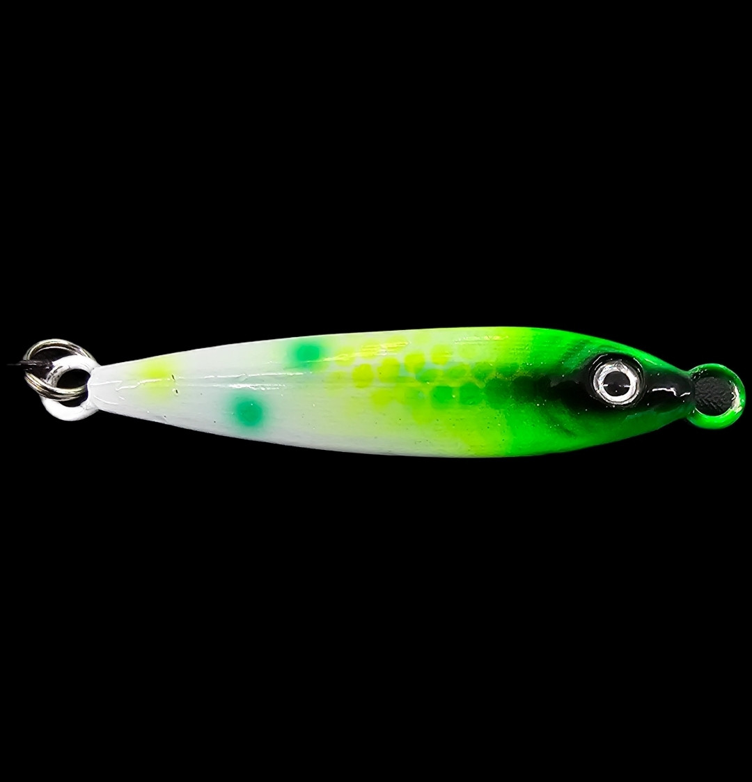 FTT BP Blast Glow Custom 2oz Jigging Minnow by Viper