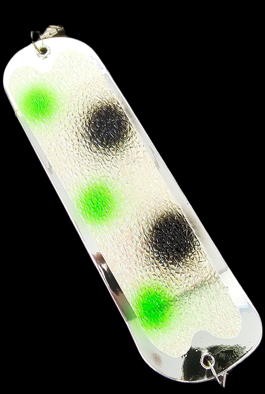 9.5" Chrome Two Face Flasher w/ 2 Fins