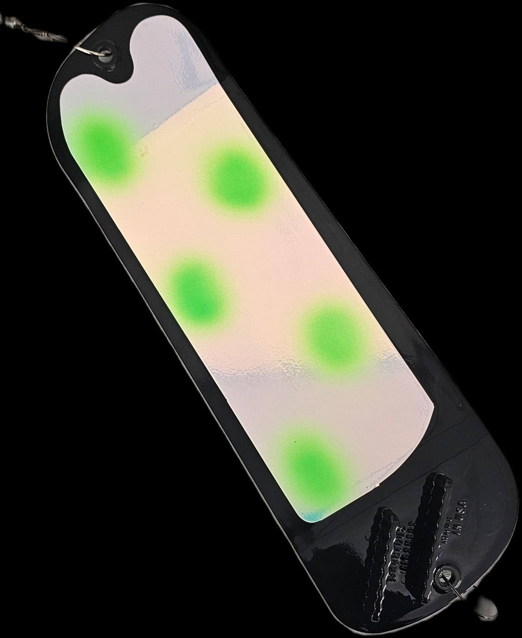 11" Black UV Captain Valium Flasher w/ Fins