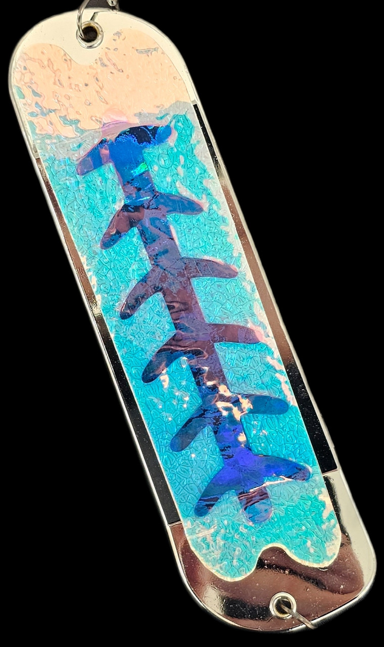 8" Chrome Megatron Flasher w/ 2 Fins