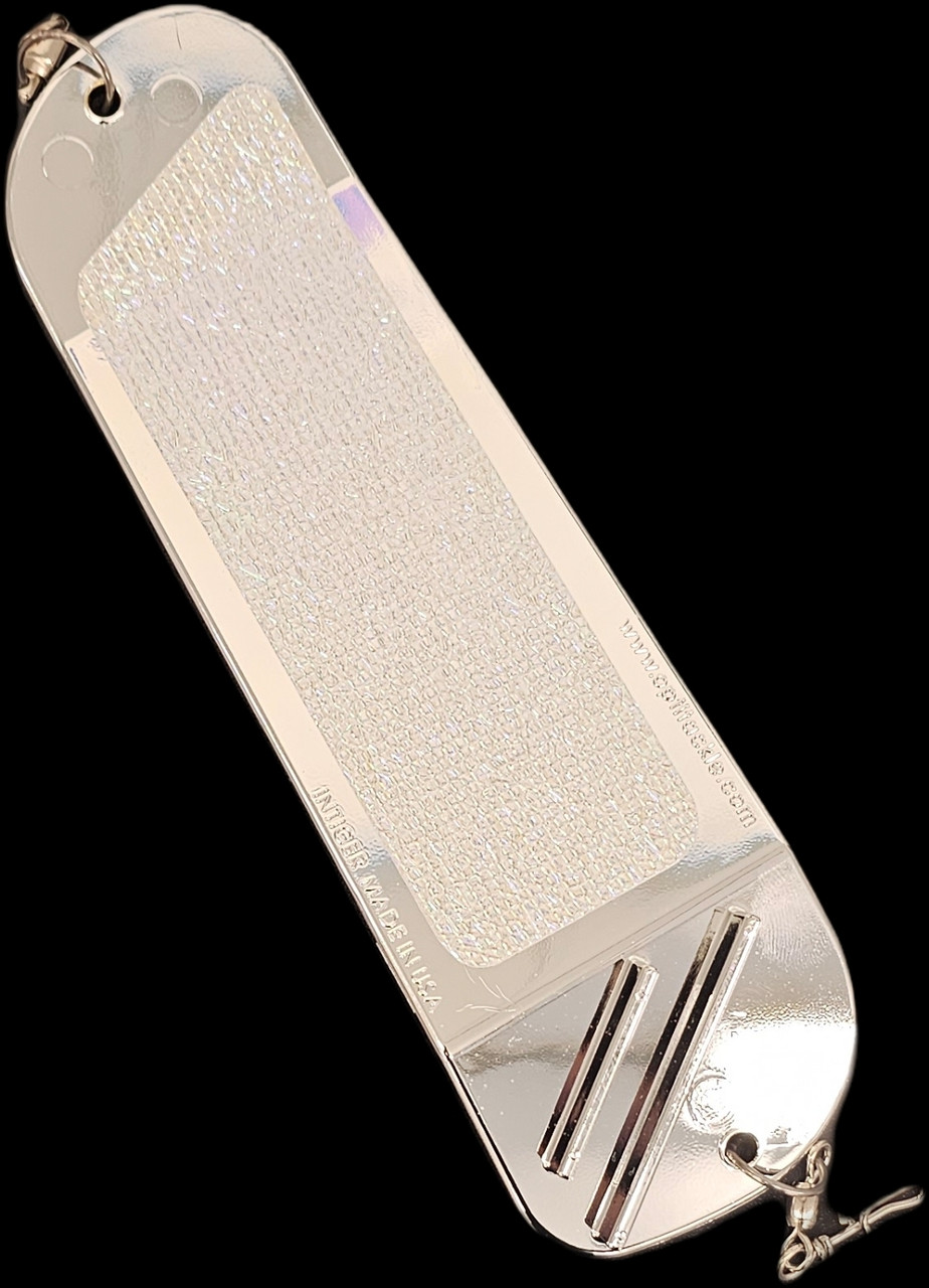 8" Chrome Megatron Flasher w/ 2 Fins