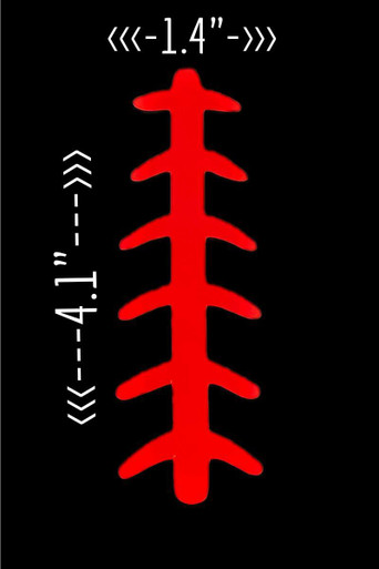 (4 Pack) Authentic Lure Tape Ladders for Stubby Metal Dodgers (SELECT ...