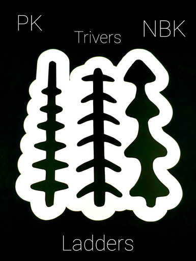 Matte Black Shadow Ladder Tape