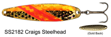 SS2182 GOLD Craig's Steelhead DW Super Slim Spoon