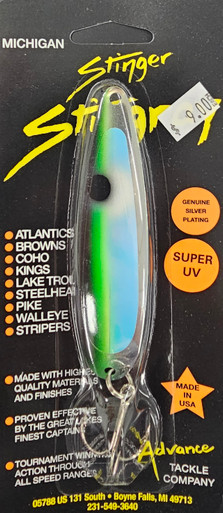 Michigan Stinger UV Gator Stingray Spoon NS396