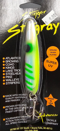 Michigan Stinger UV Chart Alewife Stingray Spoon NS336UV