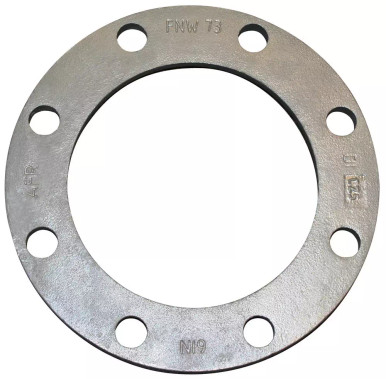 150# Galvanized Ductile Iron Back-Up Angled Face Ring Flange