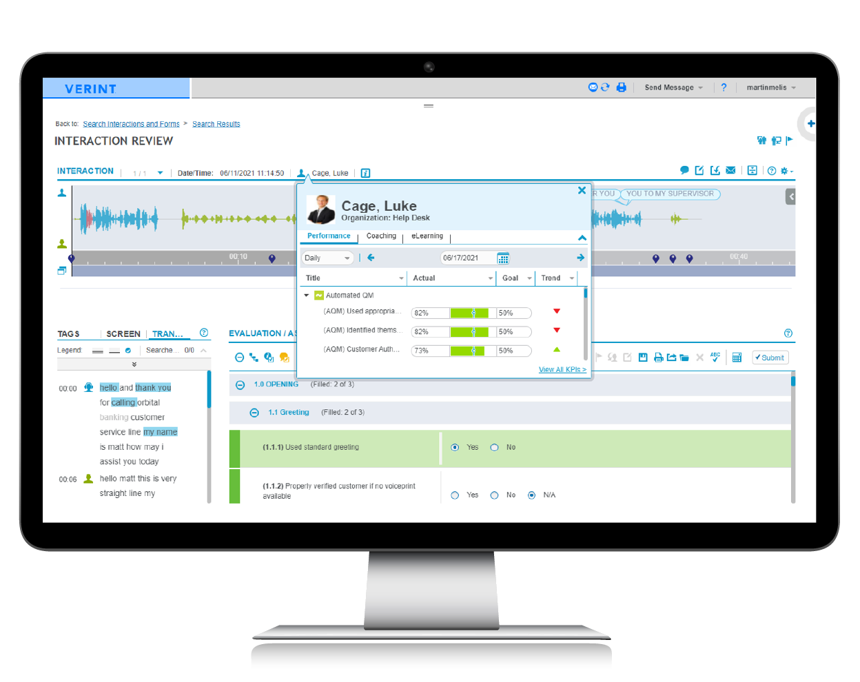 Northland & Companies | Verint Speech & AQM QA