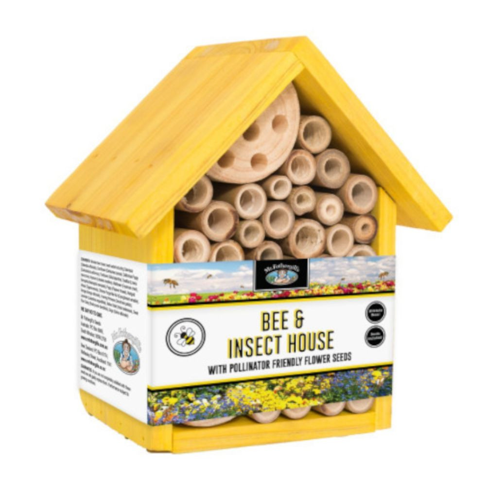 Bee Insect House Yellow - Four Seasons Nursery