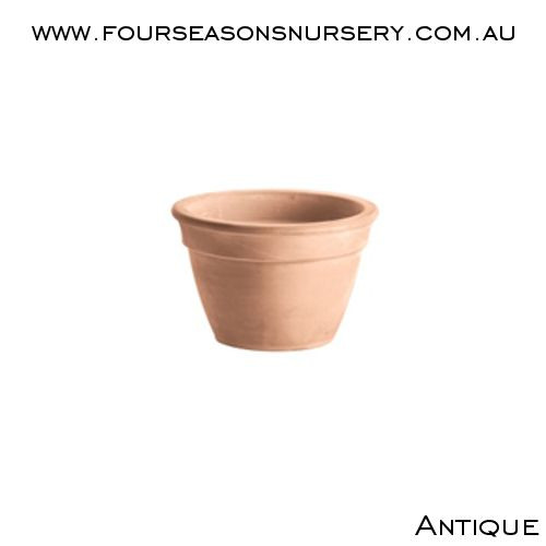 Terracotta Low Bell Pot - Four Seasons Nursery