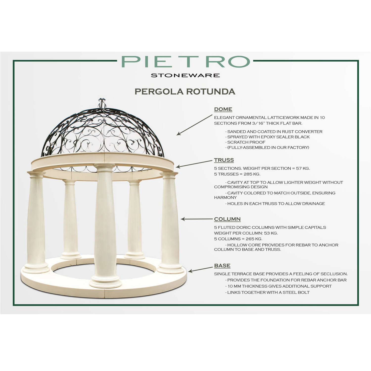Rotunda Pergola - Four Seasons Nursery