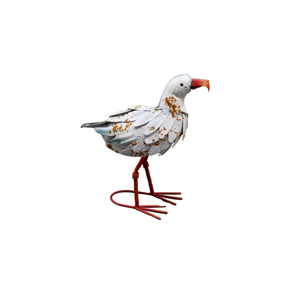 Rustic Seagull Garden Statue Metal - Four Seasons Nursery