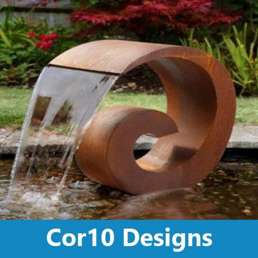 Cor10 Designs | Modern Corten Steel Water Features | Four Seasons Nursery
