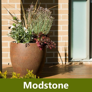 Modstone Lightweight Fibreglass Pots | Contemporary Planters | Four ...