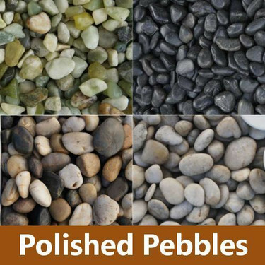 Imported Polished Pebbles | Elegant Garden Stones | Four Seasons Nursery