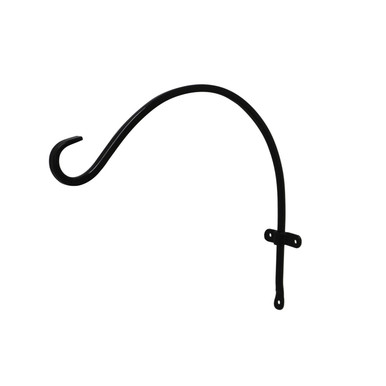 Blacksmith Round Wall Bracket 30cm Black - Four Seasons Nursery