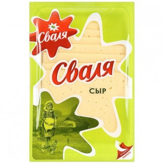 Svalya Hard Cheese 45%, Sliced (150g) - luxDeli.com