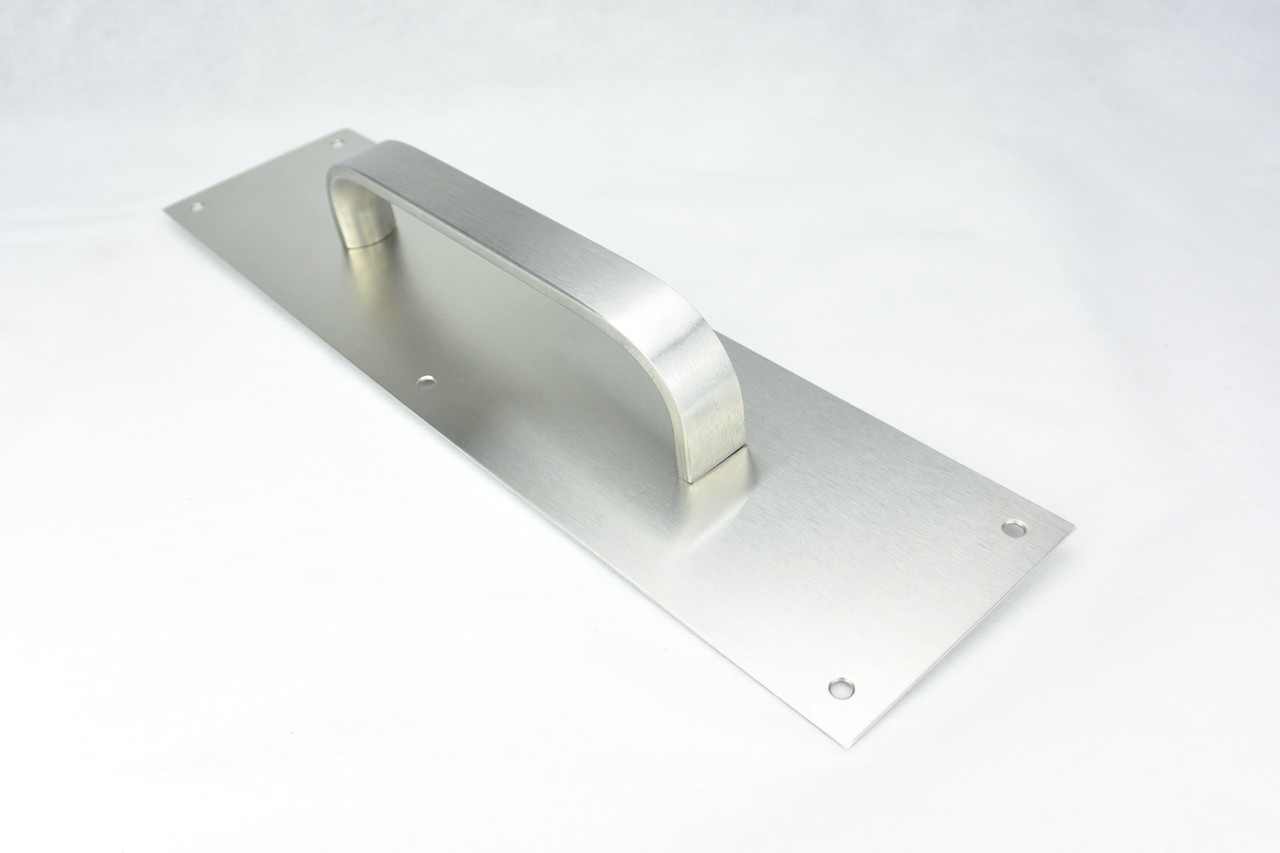 Commercial door push plate, door pull plate