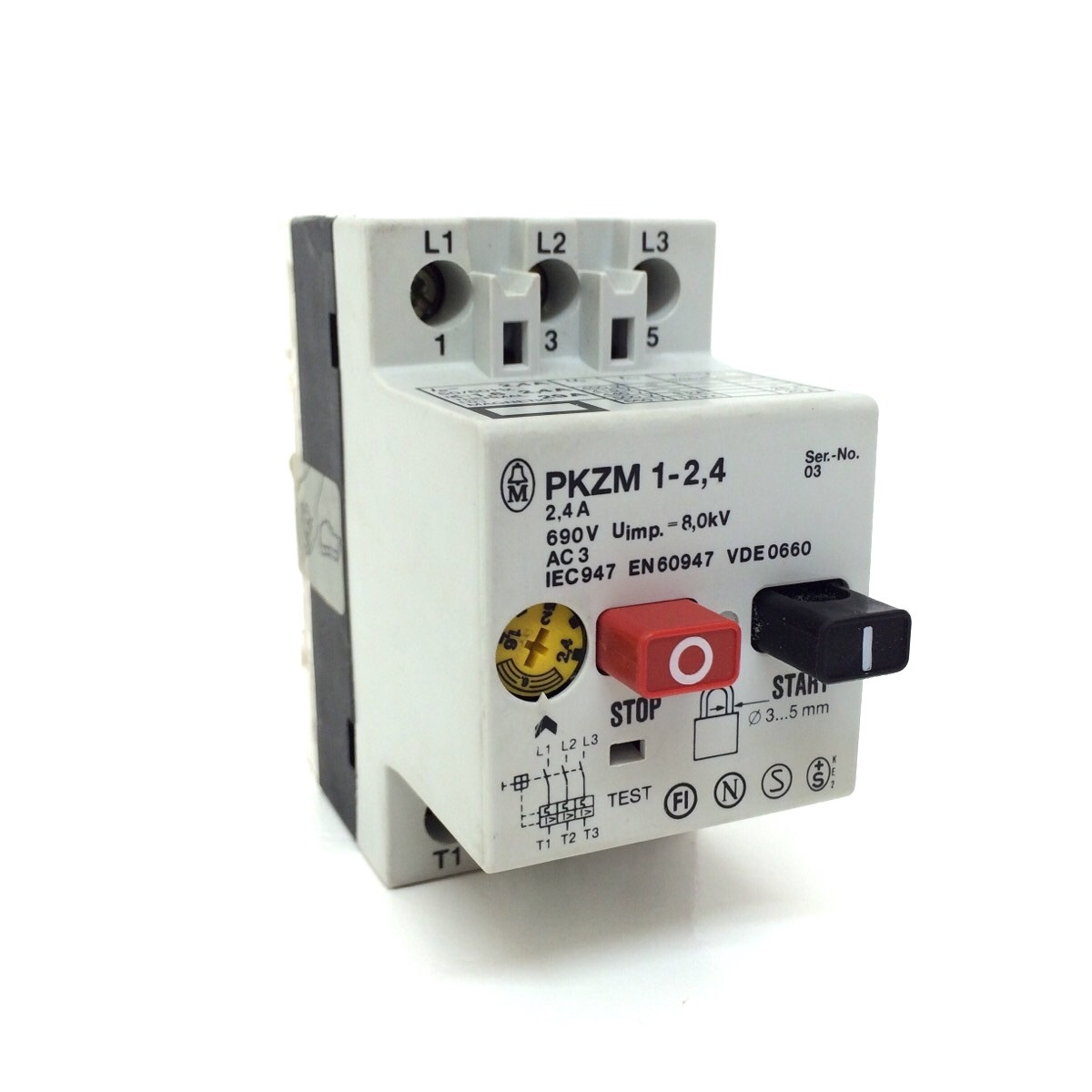 Motor Protector PKZM1-10 Moeller 6-10A PKZM-1-10 - Axxa - Motors ...