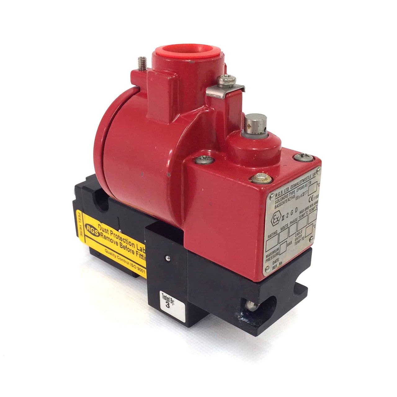 Valve C1518PD00BA RGS with 24VDC Solenoid BAS02ATEX2145 - Axxa - Motor ...