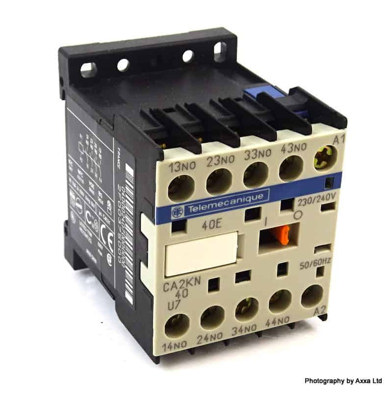 Control Relay CA3KN40EPD Schneider 80VDC 4NO 084465 CA3KN-40EPD - Axxa ...