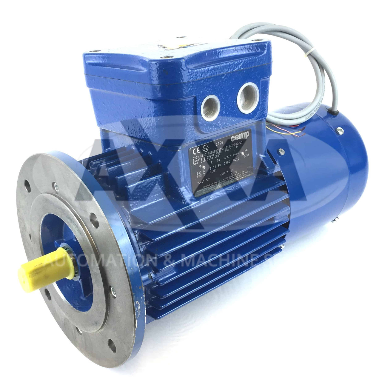ATEX AC Motor 0.55kW 4P B5 Cemp II2G ExD IIB T4Gb IP55 1315028001 - Axxa - Motor Control ...