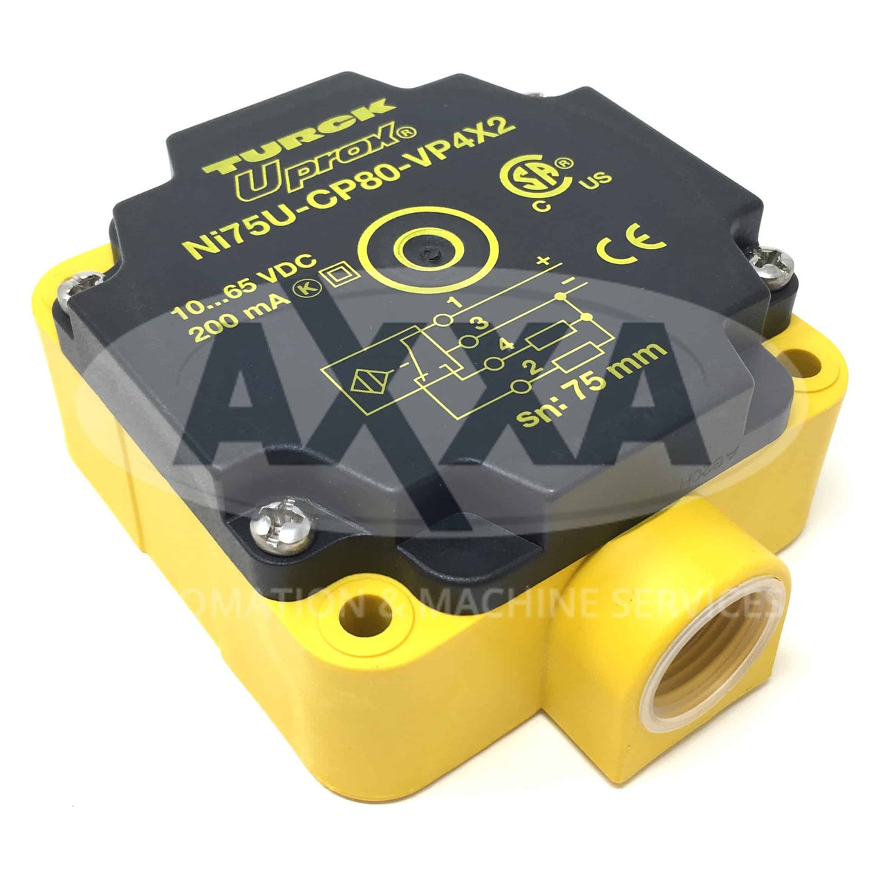 Inductive Sensor Ni75U-CP80-VP4X2 Turck 1540800 - Axxa - Motor Control ...
