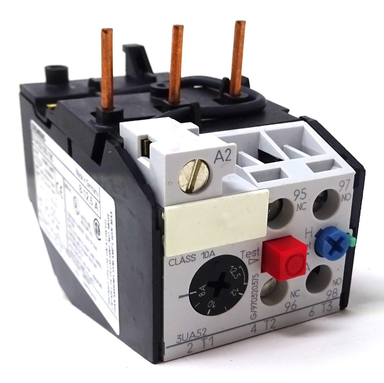 Overload Relay 3UA5200-1K Siemens 8-12.5A - Axxa - Motor Control ...