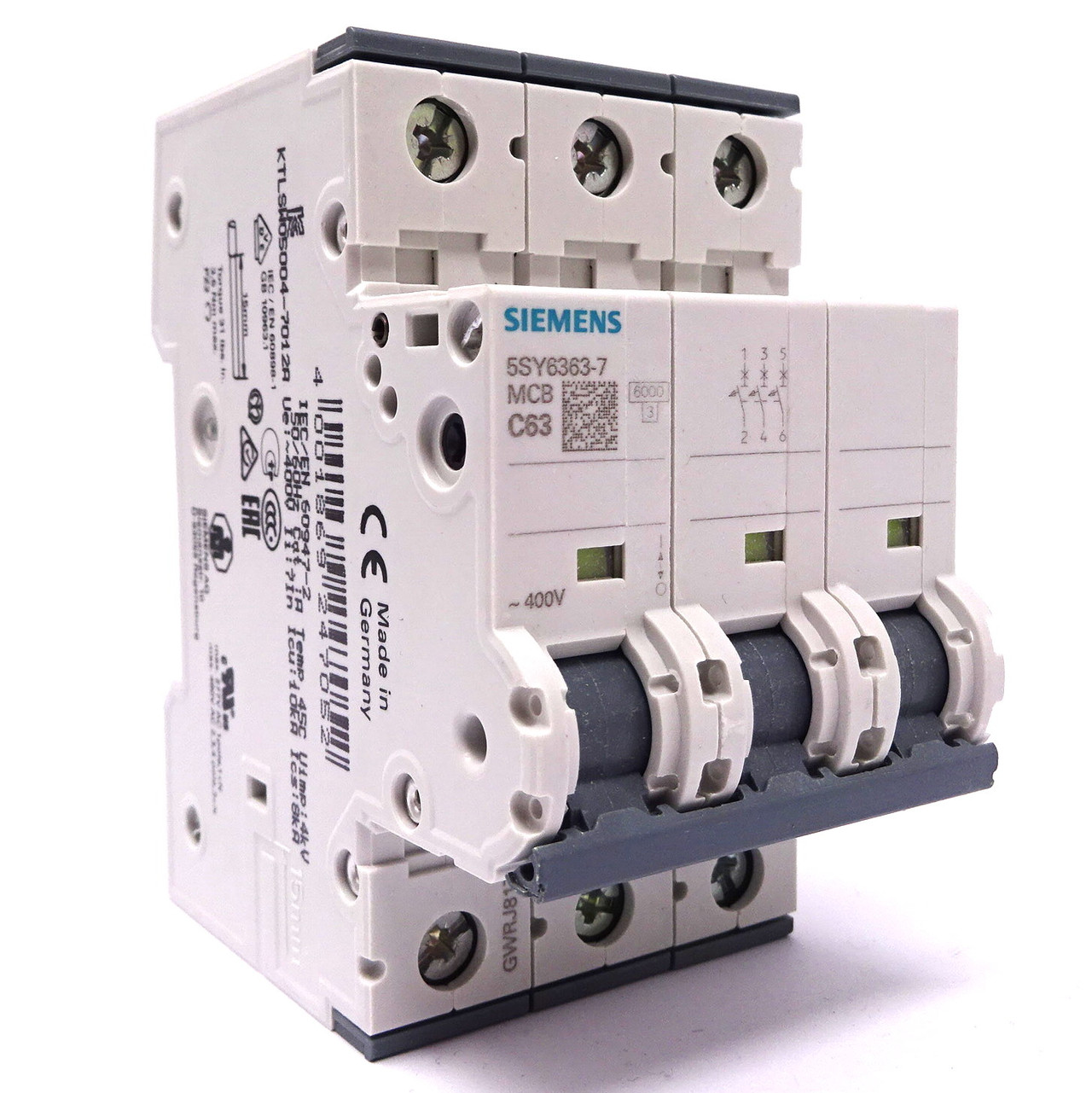 1Pole Circuit Breaker 5SY4102-7 Siemens 2A C-curve 5SY41027 - Axxa ...