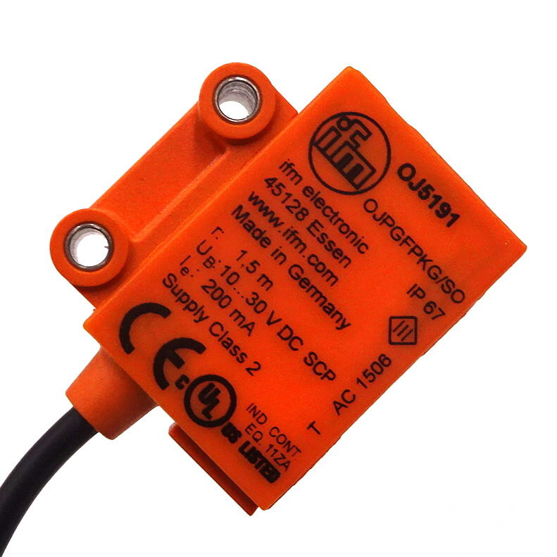 Retro-reflective Sensor OJ5191 OJPGFPKG/SO IFM 10-30VDC 200mA 1.5m *New ...