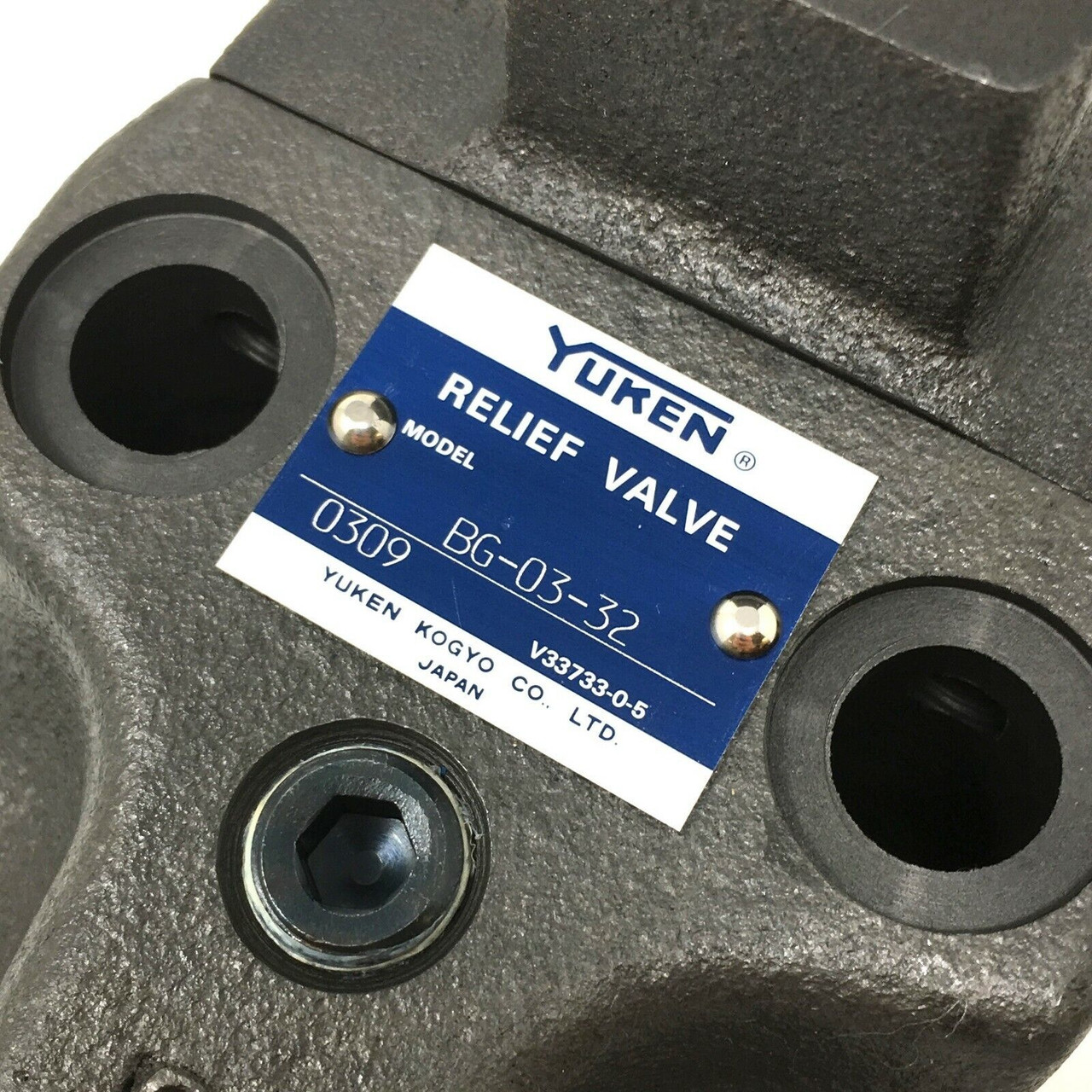 Relief Valve BG-03-32 Yuken 100 L/min 25 Mpa BG0332 *New* - Axxa ...