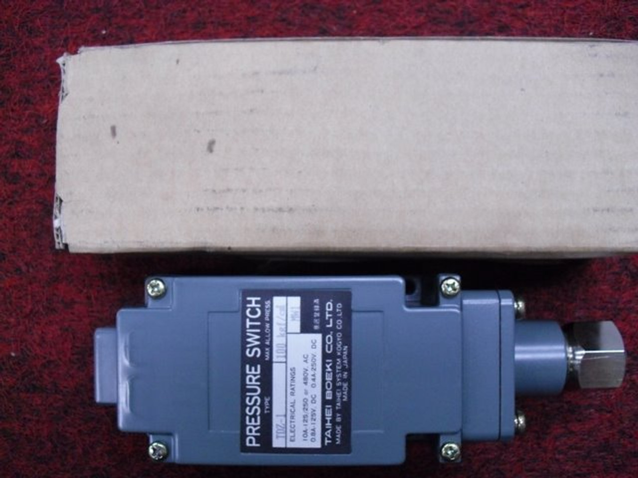 Pressure Switch Taihei Boeki TDZ-1 - Axxa - Motor Control & Automation